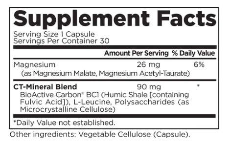 BioActive Carbon Minerals by CellCore- Capsules