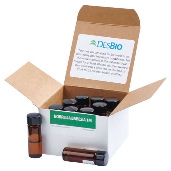 Borrelia Babesia Series Symptom Relief: Series Kit 1M by DesBio