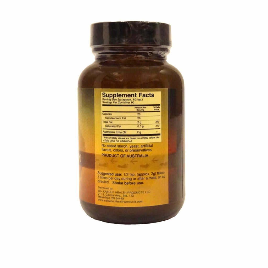 Walkabout Emu Oil Capsules 100 ct