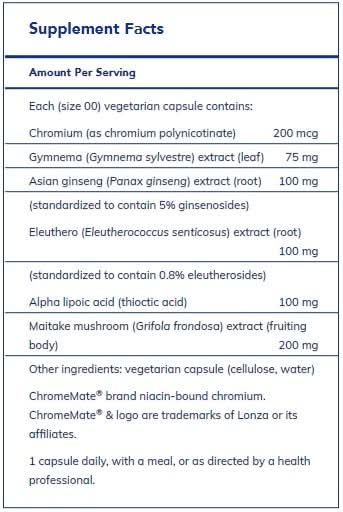 Glucose Support Formula by Pure Encapsulations