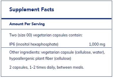 IP6 (inositol hexaphosphate) 180's by Pure Encapsulations