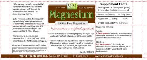 Magnesium 8oz by Mini Minerals