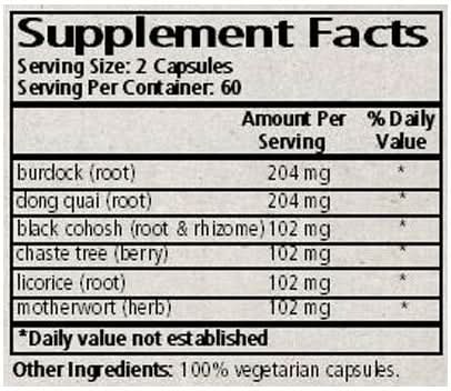 Women's Menocaps 120 Capsules by Wise Woman Herbals